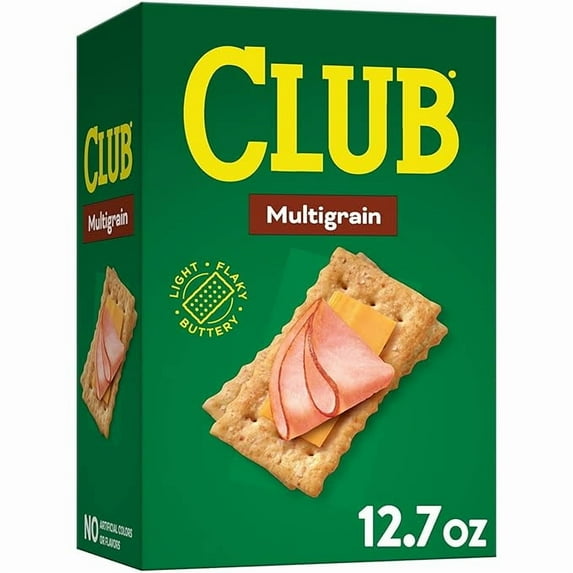 1x Club Crackers, Lunch Snacks, Snack Crackers, Multigrain, 12.7oz Box ...