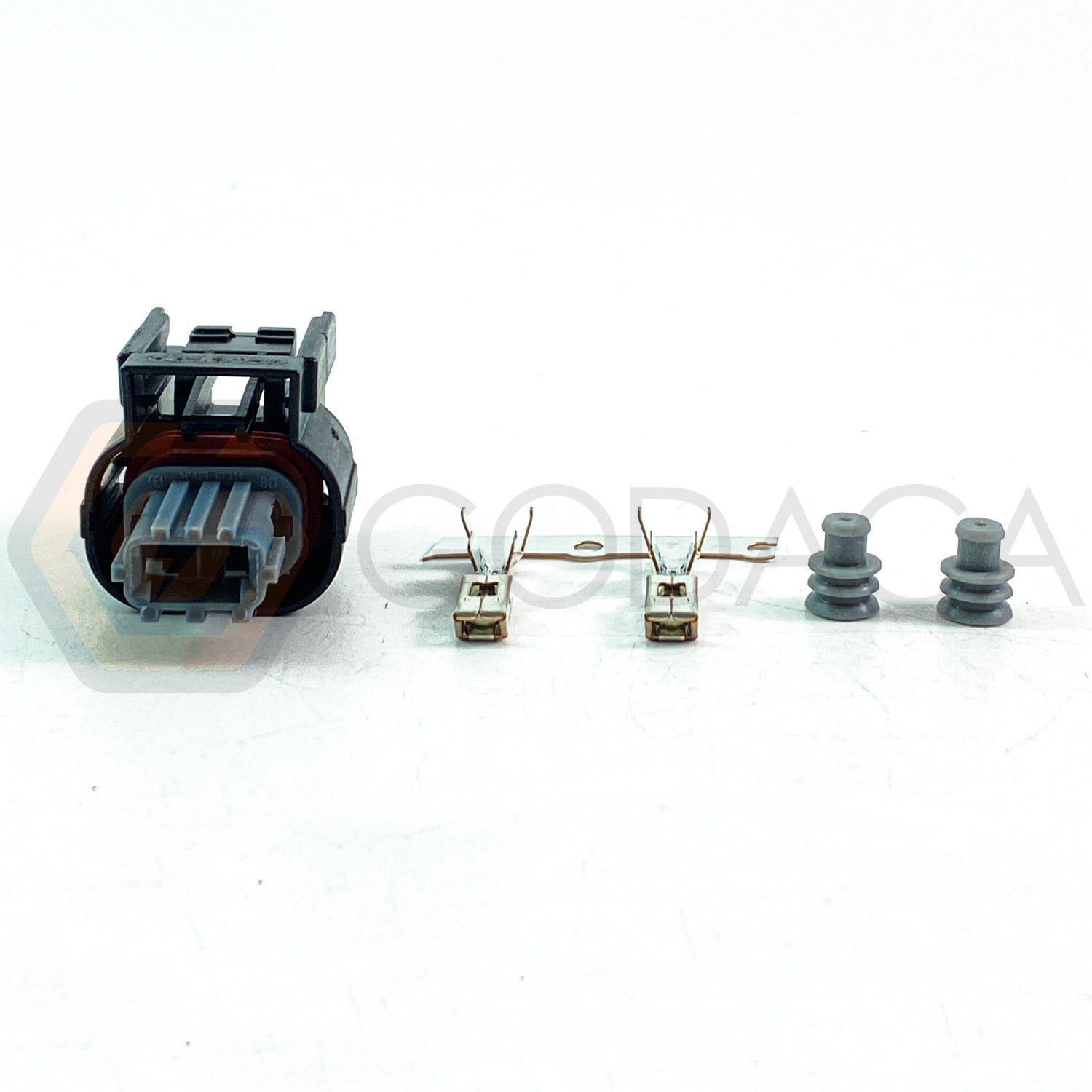 1x Connector 2-way for Fuel Rail Pressure WPT-1065 w/out wire - Walmart.com