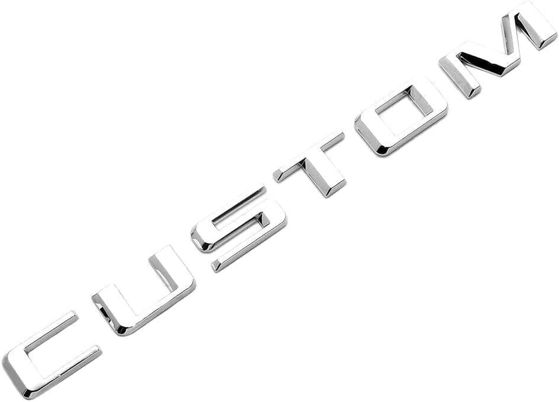 1x Custom Letters Emblems 3D Tailgate Decals Sticker Replacement for ...