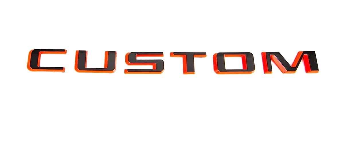 1x Custom Letters Emblems 3D Tailgate Decals Sticker Replacement for ...