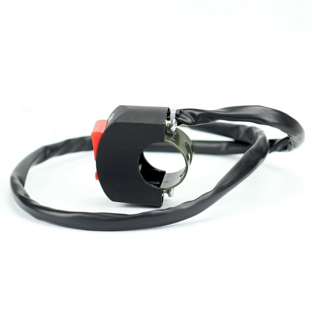 1x Electric Bike Kill ON/OFF Red Button Engine Switch For 7/8" Scooter ...