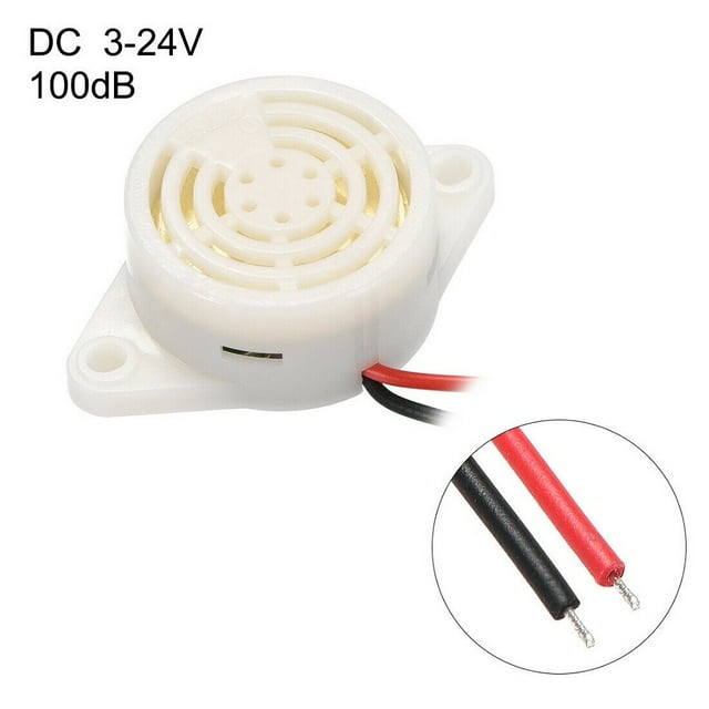 1x Electronic Buzzer DC 3-24V Piezo Sounder Project Beeper - Walmart.com