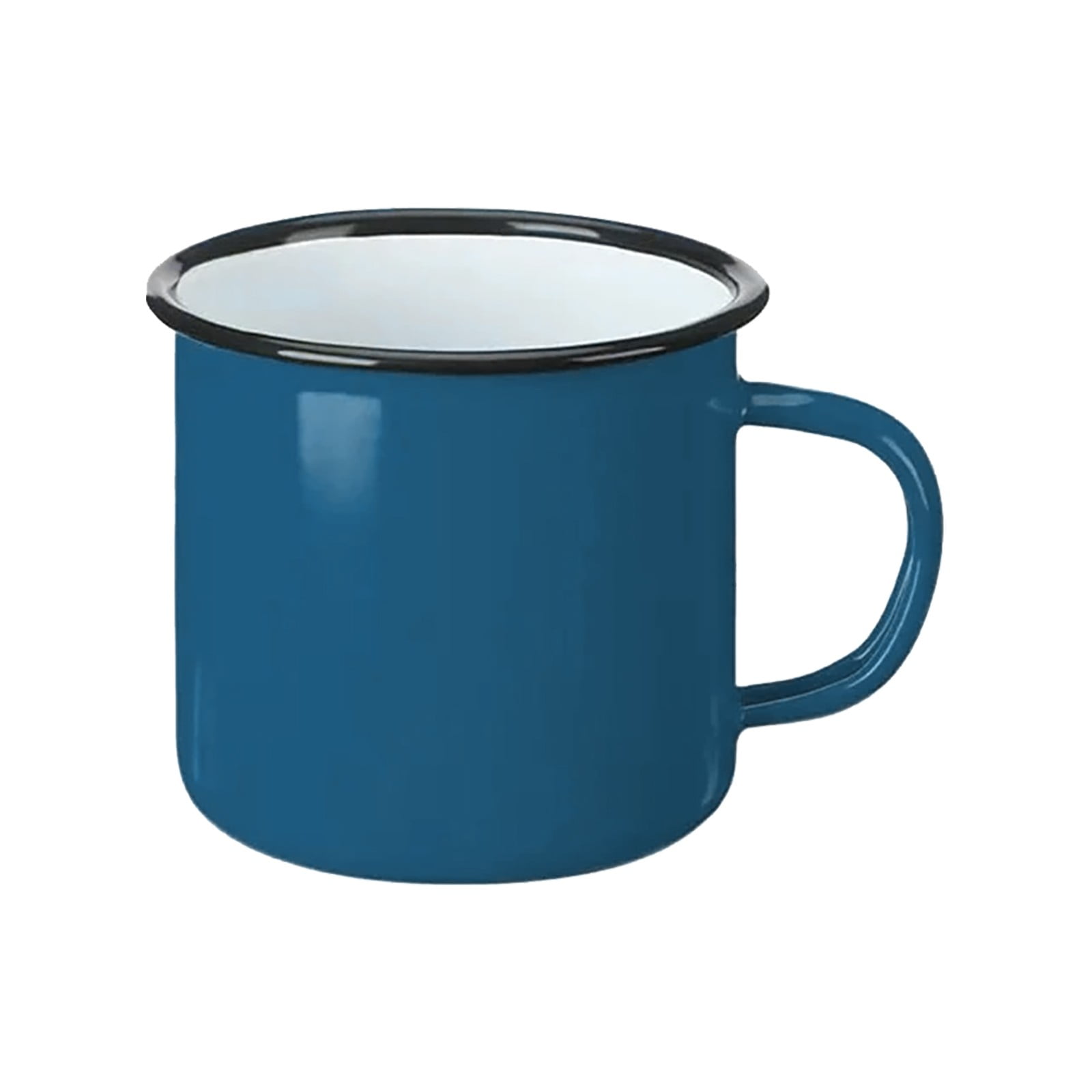 1x Enamel Mug,Vintage Metal Cups for Home Office Party Supplies,Camping ...