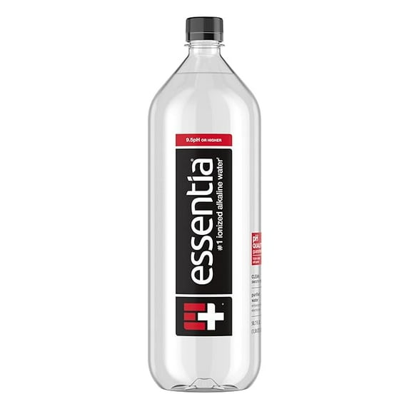 1x Essentia Bottled Water, 1.5 Liter Bottle; 99.9% Pure, Infused with ...