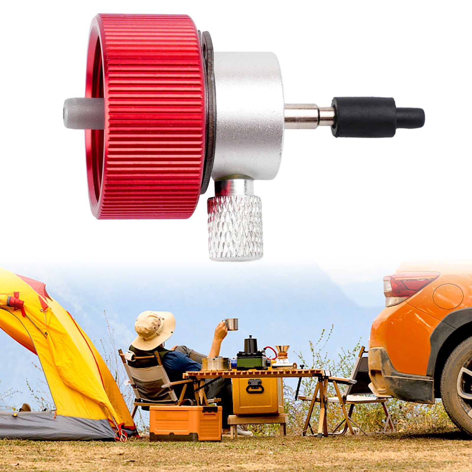 1X For Green Gas Adapter Propane Refill Tank Airsoft Accessories Brand ...