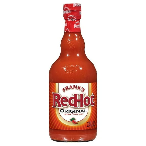 1x Frank's RedHot Original Cayenne Pepper Hot Wing Sauce, 23 fl oz ...