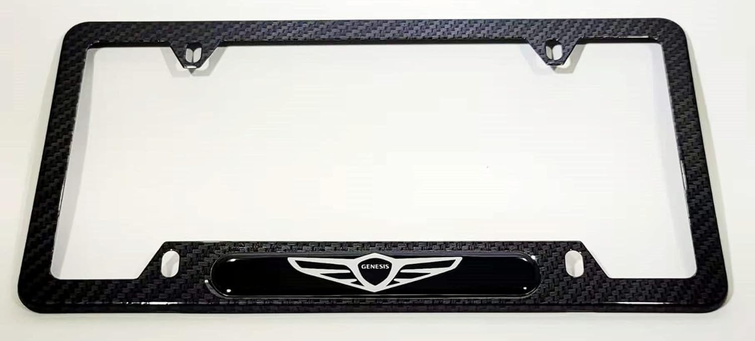 1x Genesis License Plate Frame Holder Cover Sport Racing for Genesis ...