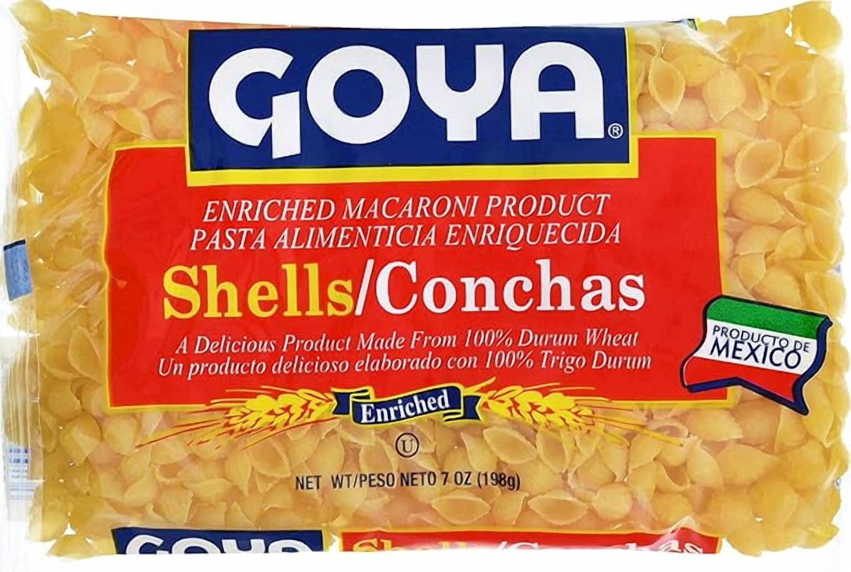 1x Goya Shells Enriched Macaroni Pasta, 7 Oz - Walmart.com