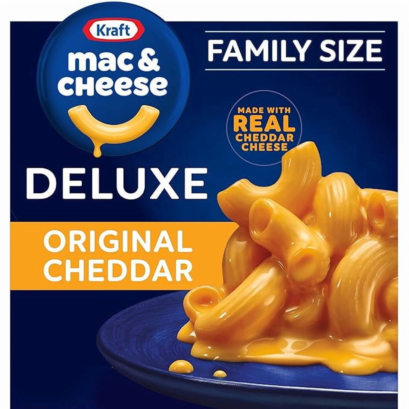 1x Kraft Deluxe Original Cheddar Mac & Cheese Macaroni and Cheese ...