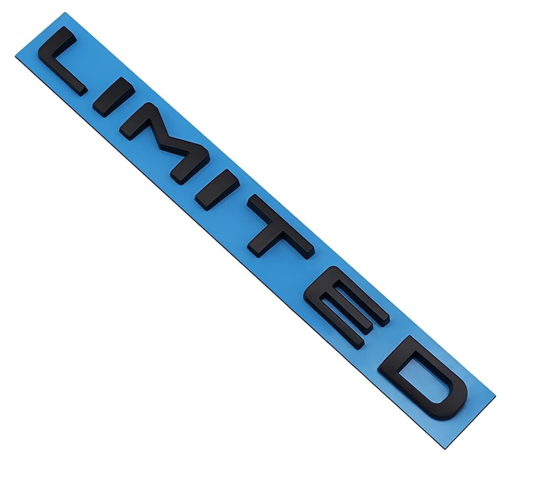 1x Limited Letter Car Side Rear Trunk Emblem 3D Badge Decals (Silver ...