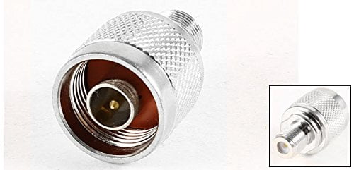 1x N Type Male Plug to F Type Female RF Coaxial Adapter Connector ...