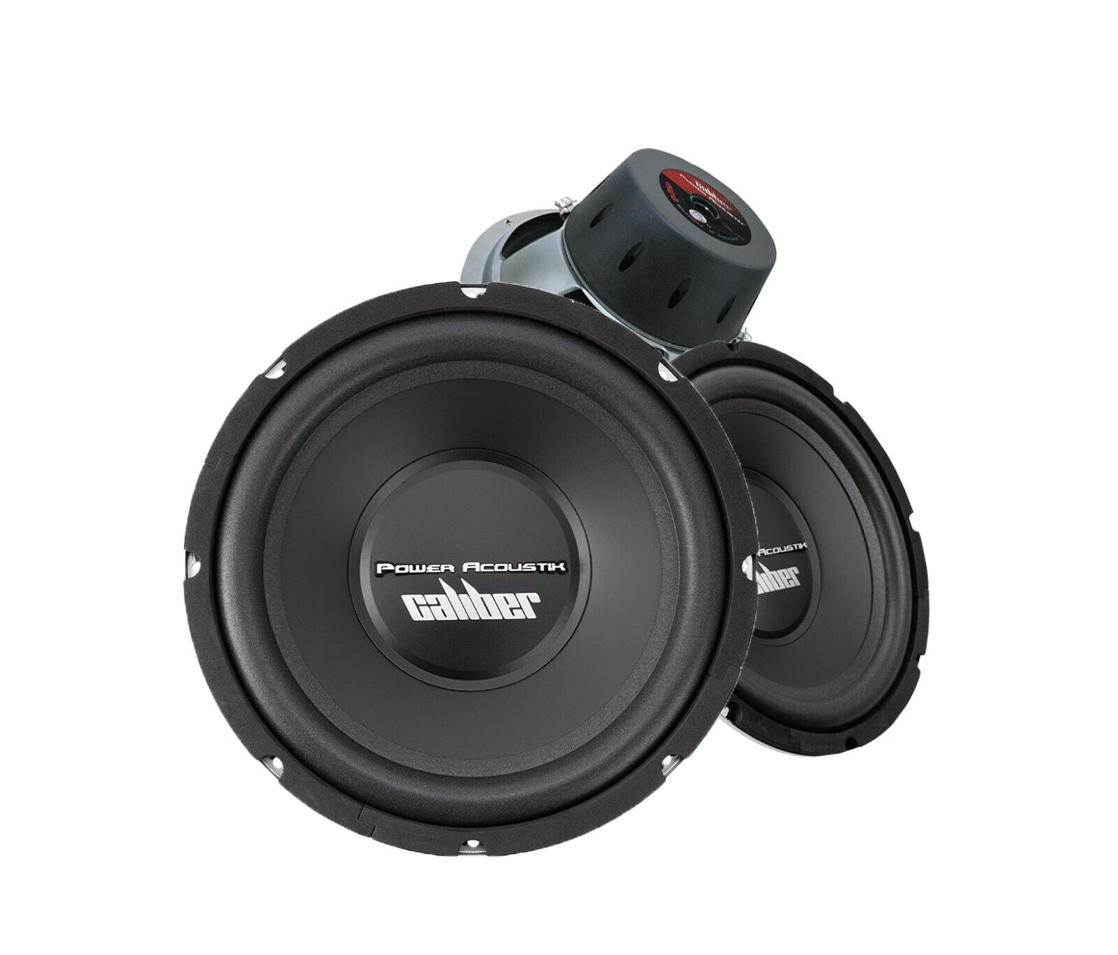1x Power Acoustik CBW-124 12" 1500W MAX Power Caliber Series Dual Coil ...