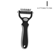 Double Sided Pet Dematting Comb / Rake by Hertzko - Walmart.com