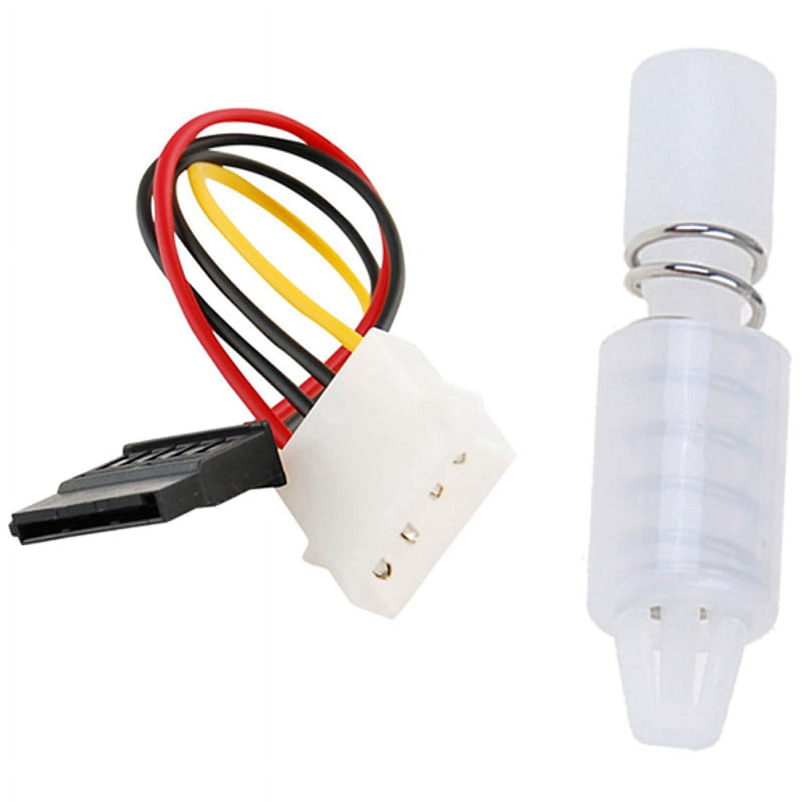 1x Power Female to Molex Male Adapter Cable, 6-Inch & 50Pcs PC Heatsink ...