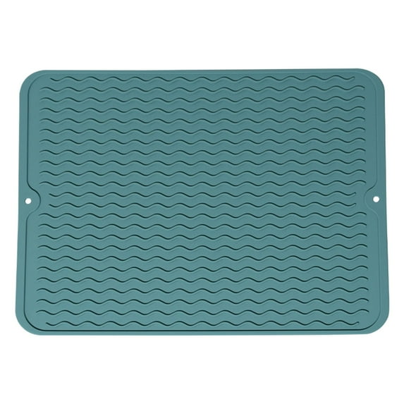 1x Silicone Dish Drying Mat,Non-Slip Drying Pad for Dishes Drying ...