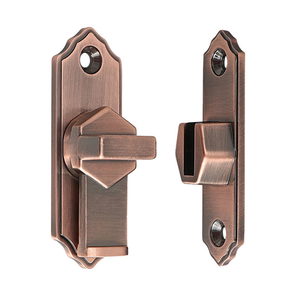 1x Sliding Barn Door Lock Heavy Duty Bolt Toggle Guard Latch Wine ...