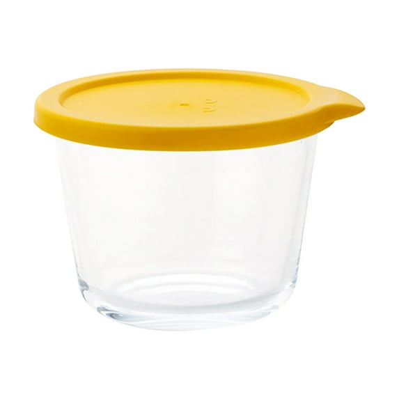 1x Small Glass Bowls with Airtight Lids - Food Prep Bouillon Cups ...