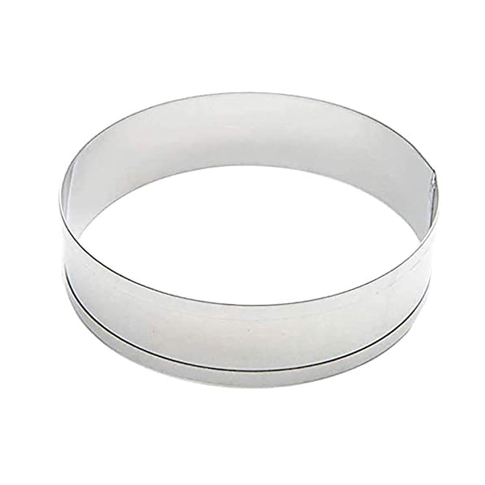 1x Stainless Steel Round Cake Ring Mold for Baking and Desserts One ...