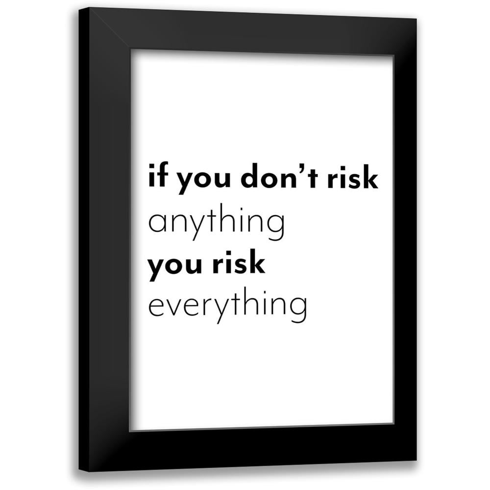 1x Studio II 14x18 Black Modern Framed Museum Art Print Titled - If you ...