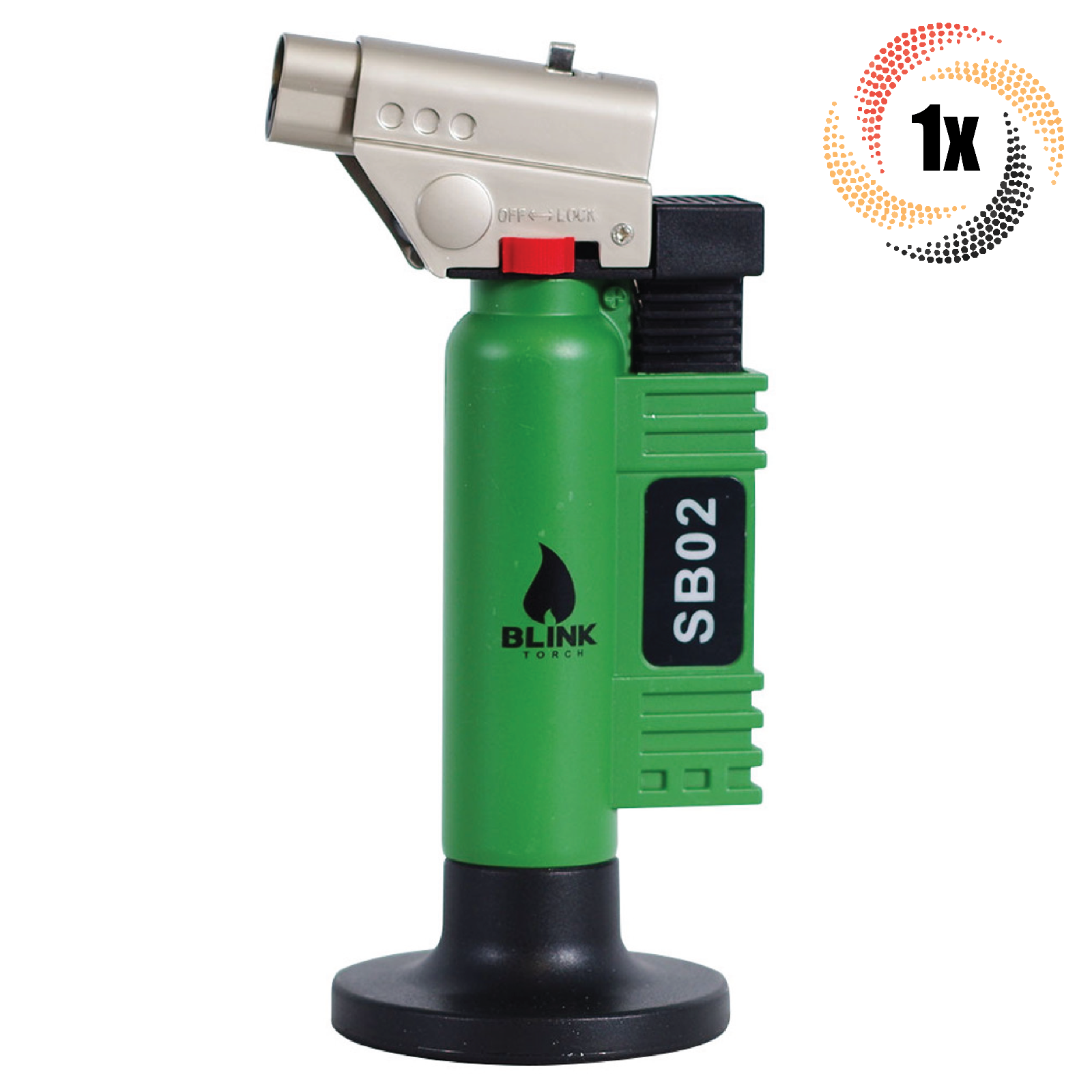 1x Torch Blink SB02 Green Butane Lightweight Torch | Adjustable Flame ...