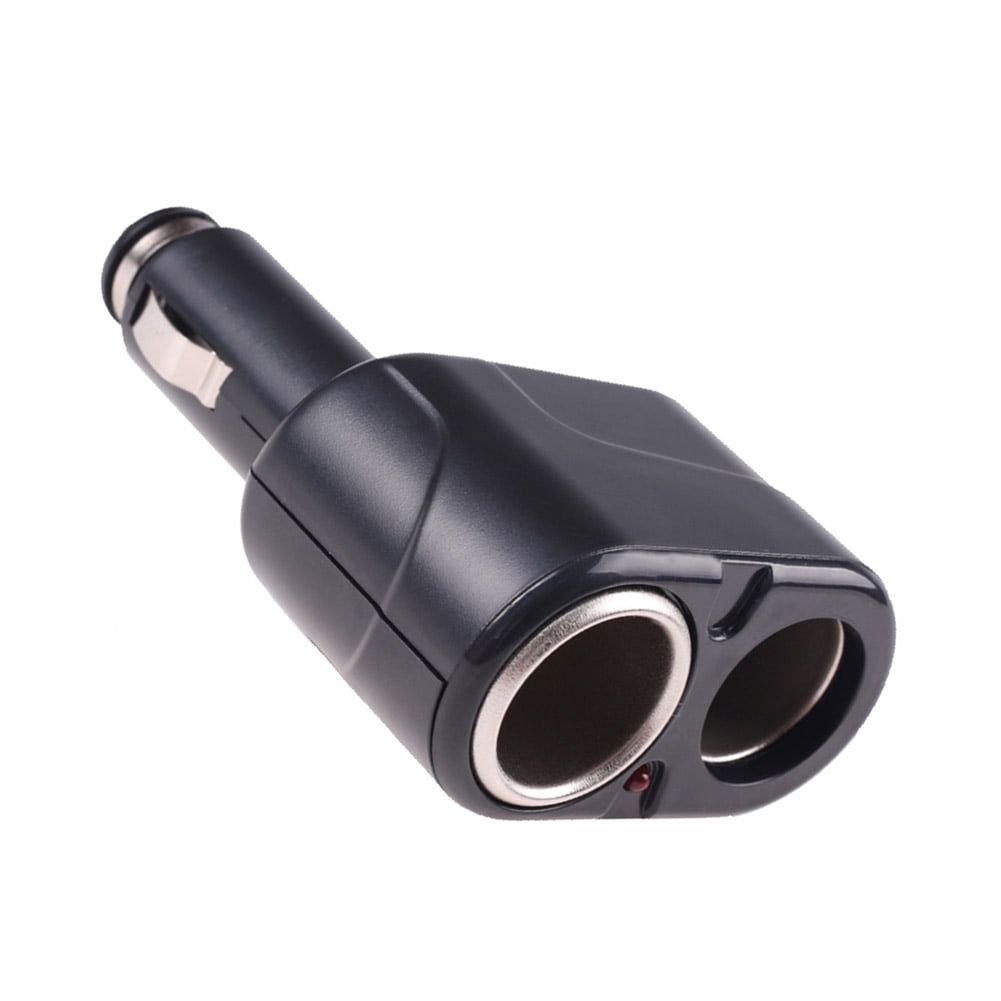 1x Two-Way Car Cigar Lighter Socket Adapter Splitter Charger Dual Ports ...