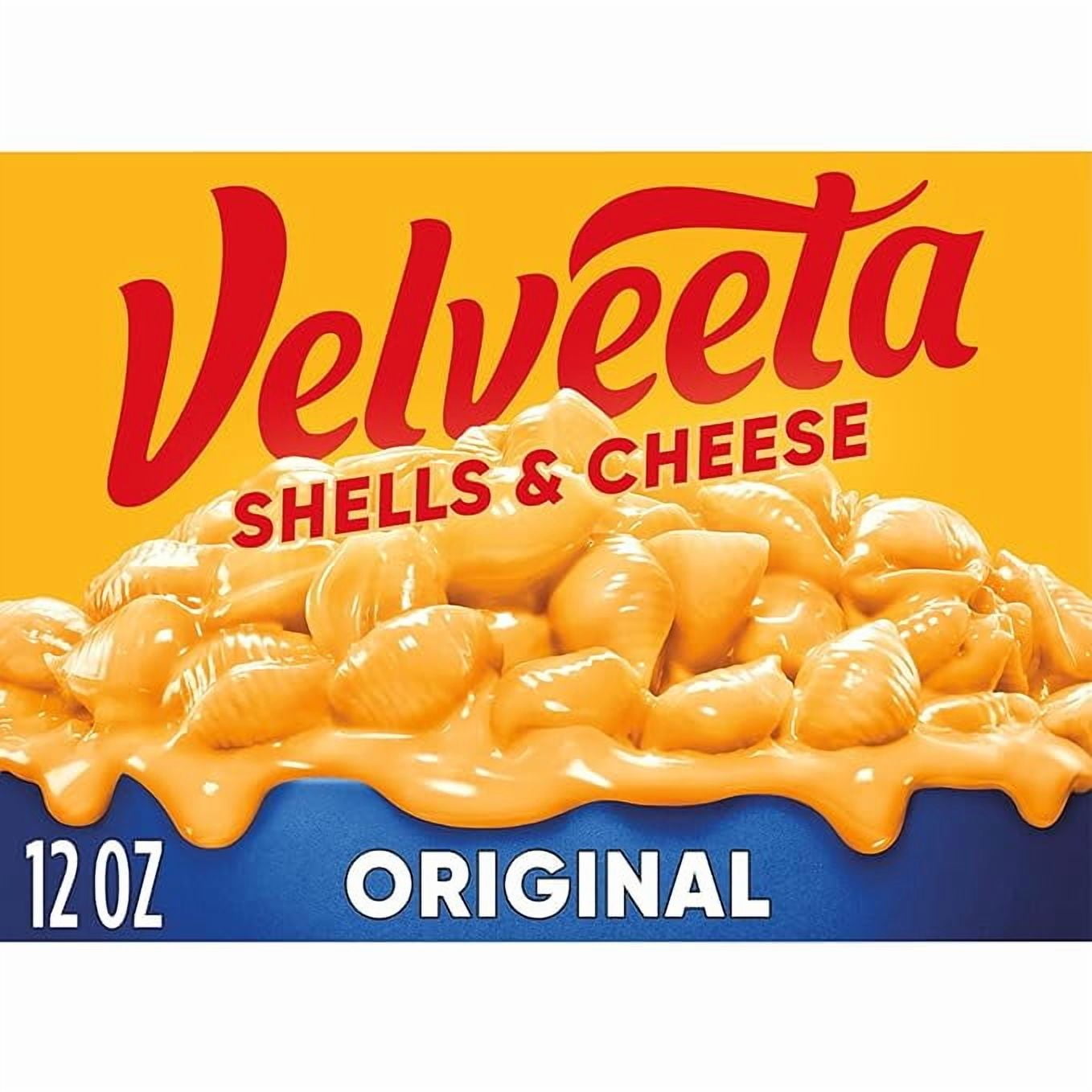 1x Velveeta Shells & Cheese Original Shell Pasta & Cheese Sauce, 12 oz ...