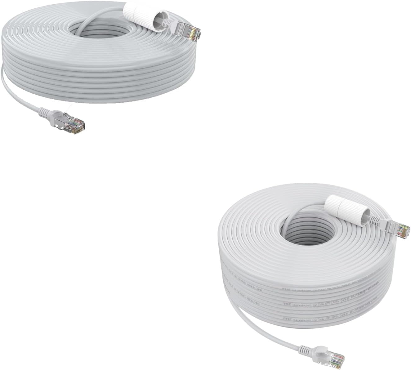 1x100 FT & 1x 60ft Cat5e Internet High-Speed Network Cable, High-Speed ...