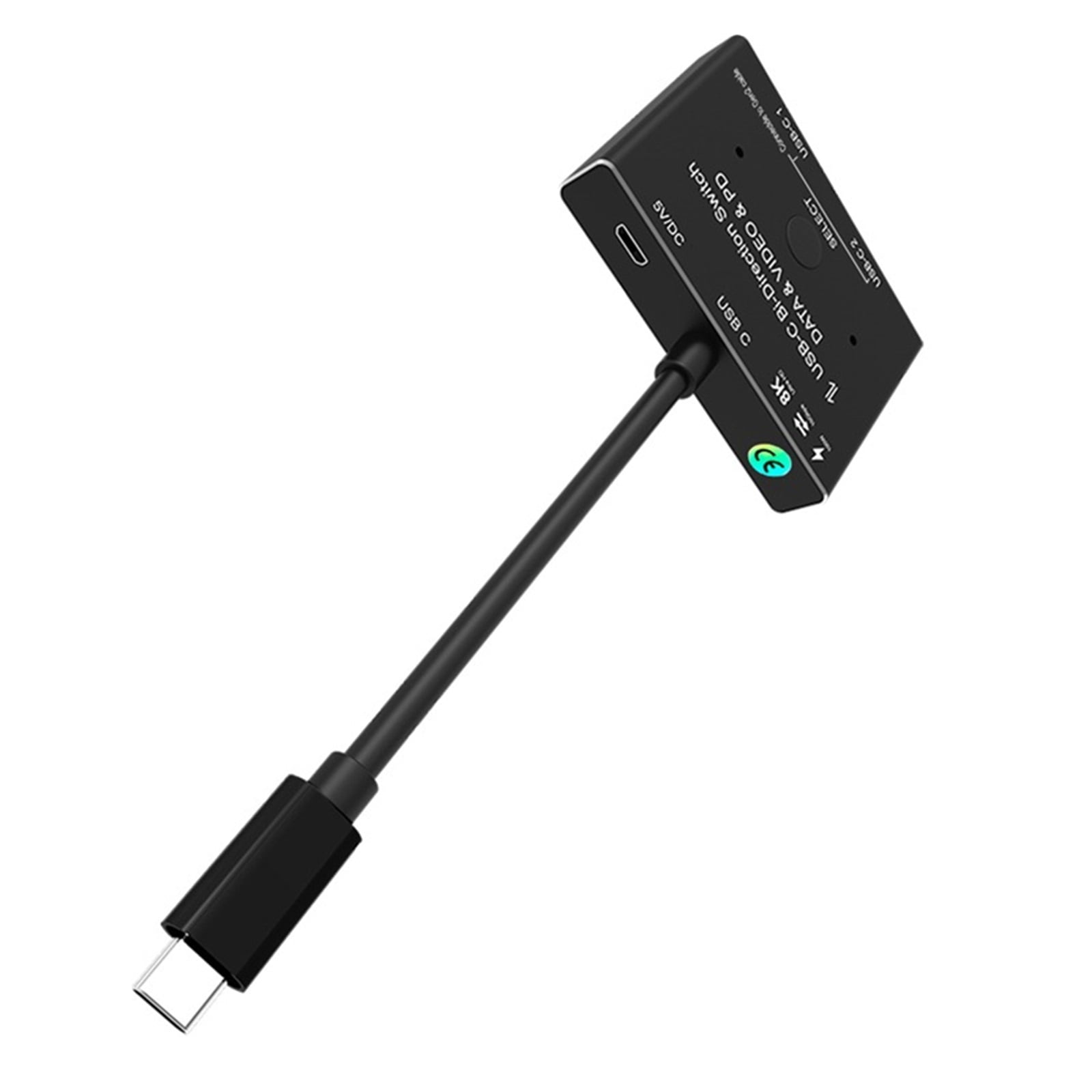 1x2/2x1 USB C KVM Two-way Switch USB 3.1 Splitter Data Video Switcher ...