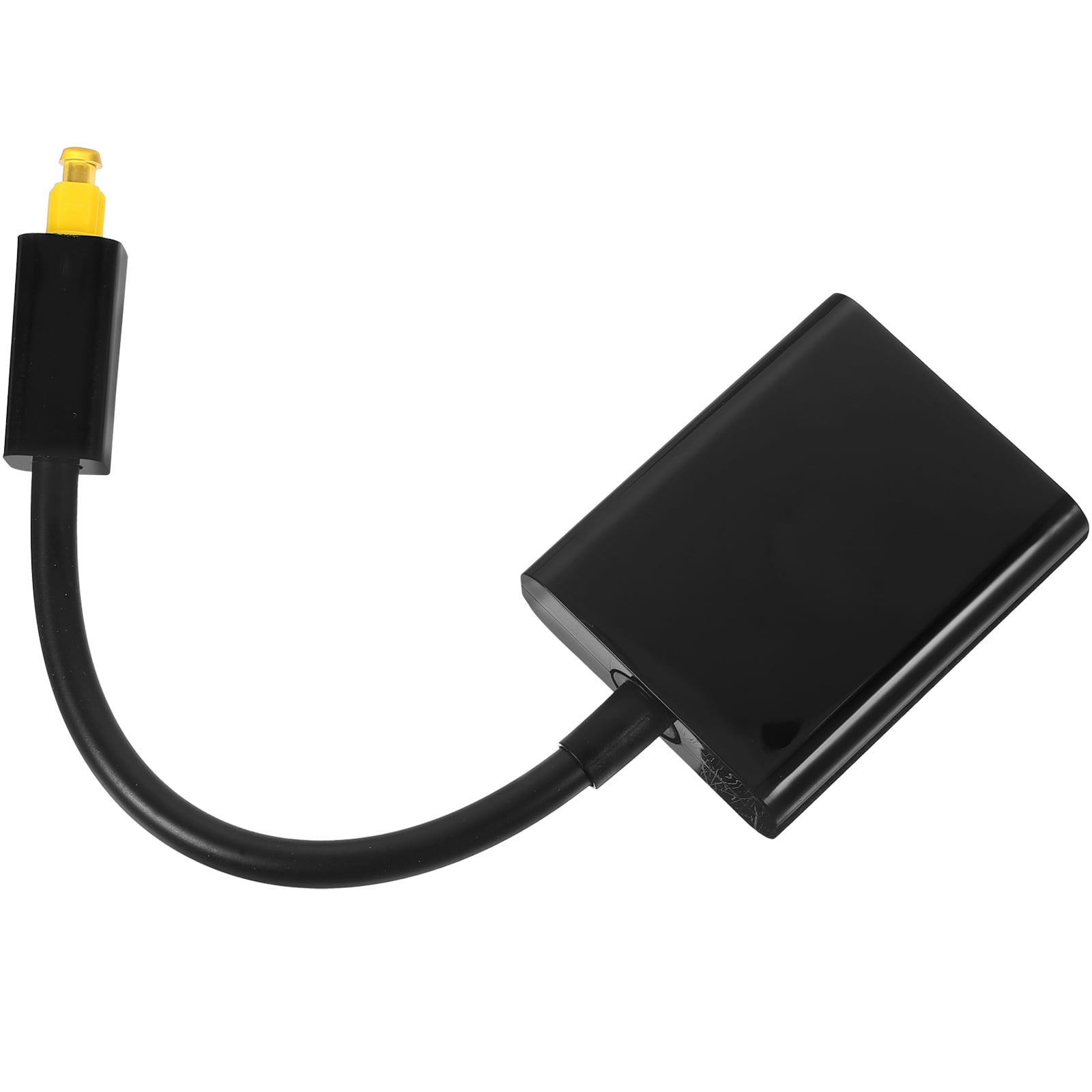 1x2 Audio Splitter Digital Cable Optical Adapter One in Two Out Number ...