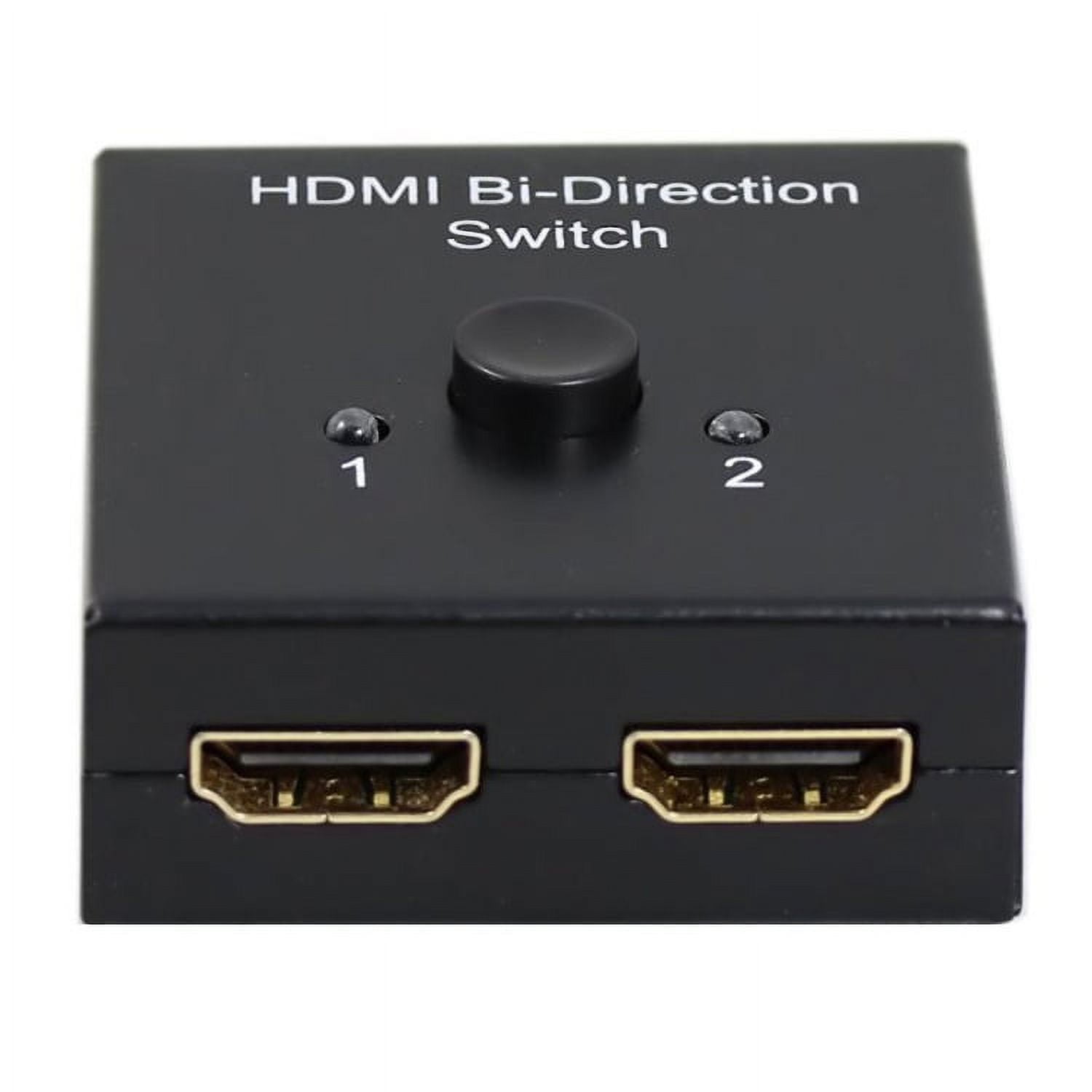 1x2 or 2x1 HDMI Bi-Directional Switcher or Splitter - Walmart.com
