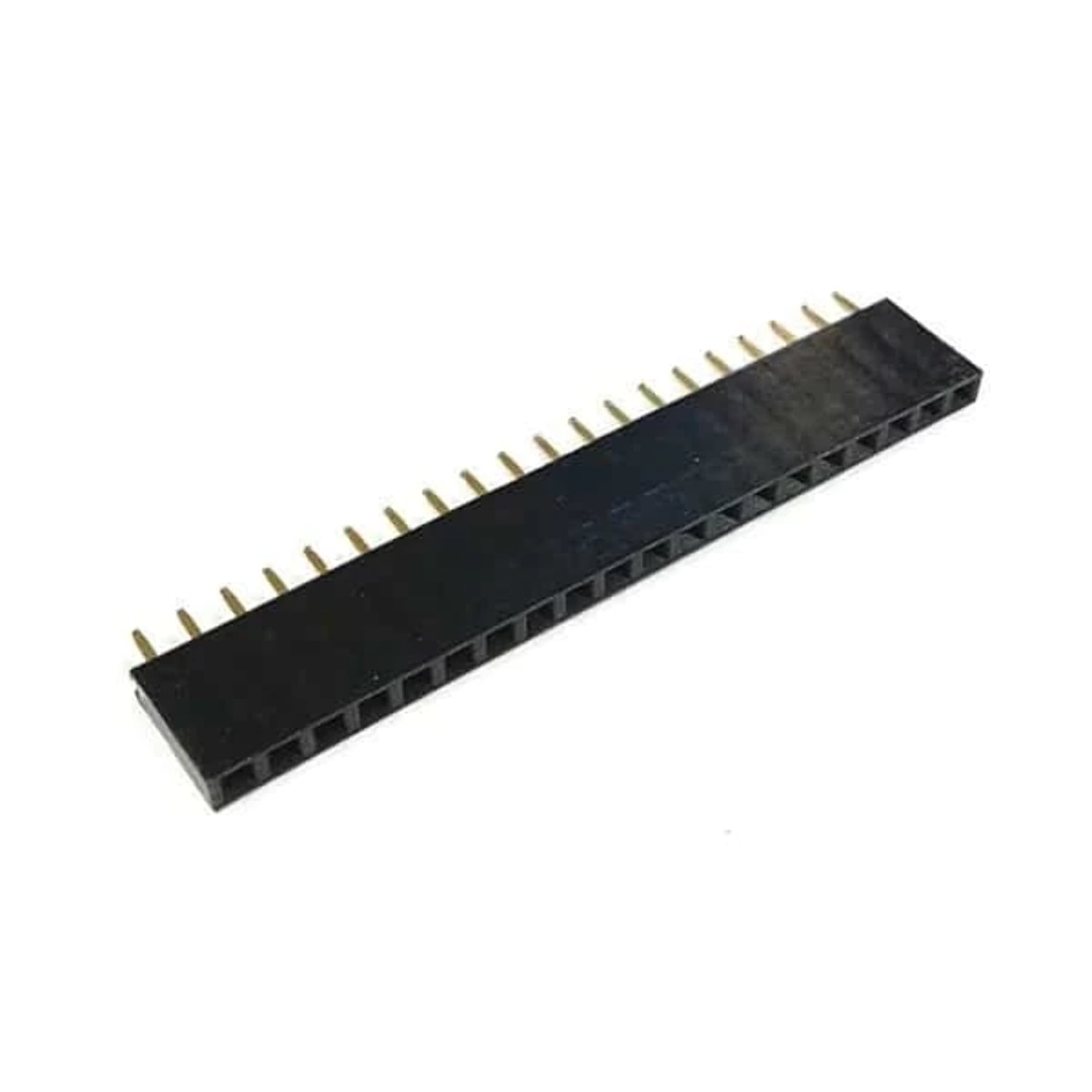 1x20 Female Pin Header Berg Connector, Black - Walmart.com