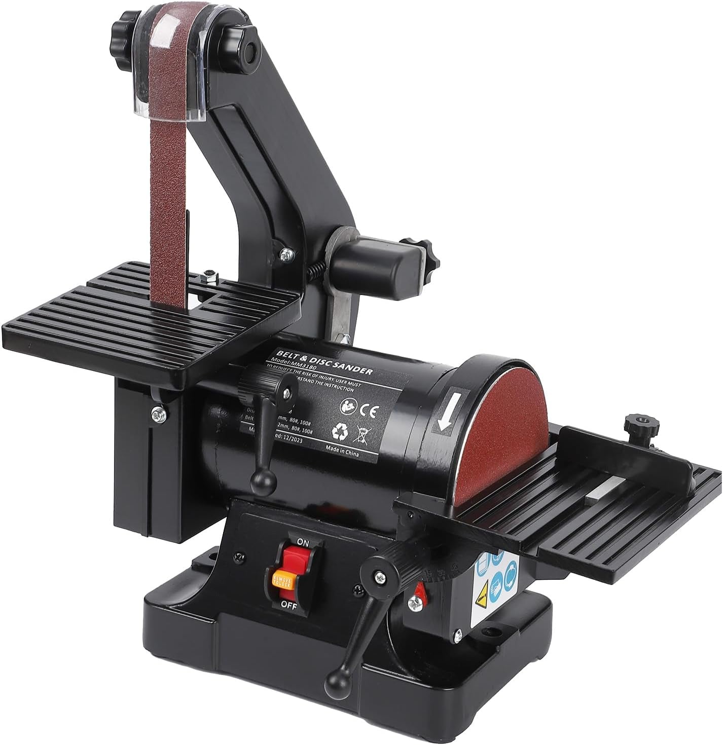 1x30 Inch Benchtop Belt Sander with 5 Inch Disc Sander, Powerful Bench ...