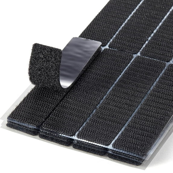 (1x4 Inch, 16 Sets) Strips with Adhesive for Fabric, No Sew Stick On ...