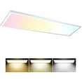 1x4 LED Flat Panel Light Surface Mount 5500LM 50W TRIAC 10-100% ...