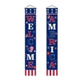 1x6ft Patriotic Hanging Flag, 2pcs Single-Sided US Banner with Star ...