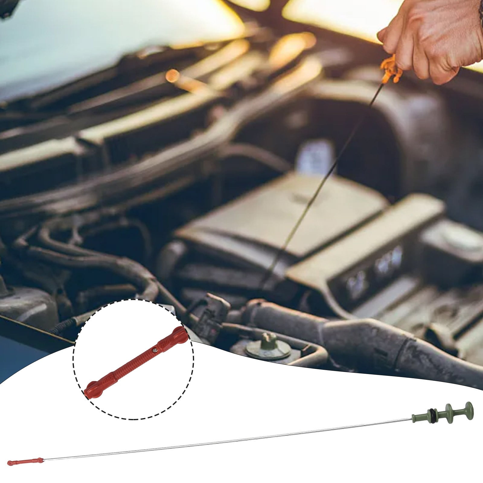 1xEngine Oil Dipstick 2760101872 for Benz C207 E350 C218 W221 S350 L ...