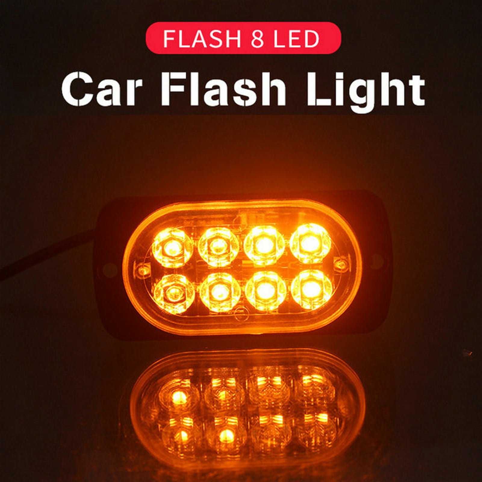 1xLed Side Marker Lights Amber Recovery Car 12V 24V LED Lighting Bar ...