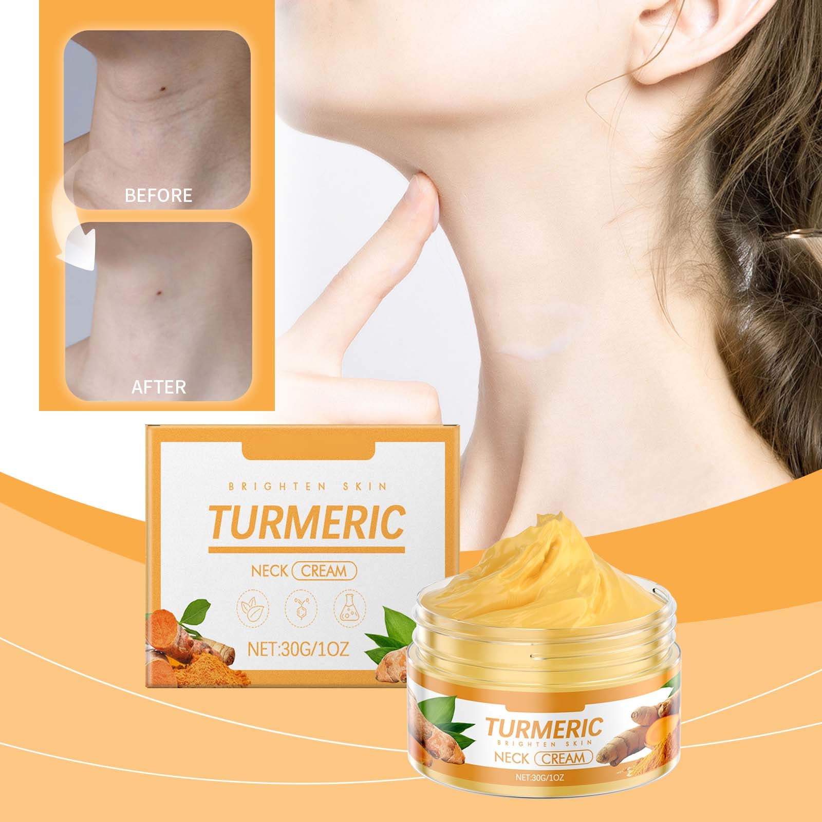 1xTurmeric Neck Face Moisturiser Aging For Face Moisturiser Face Women ...
