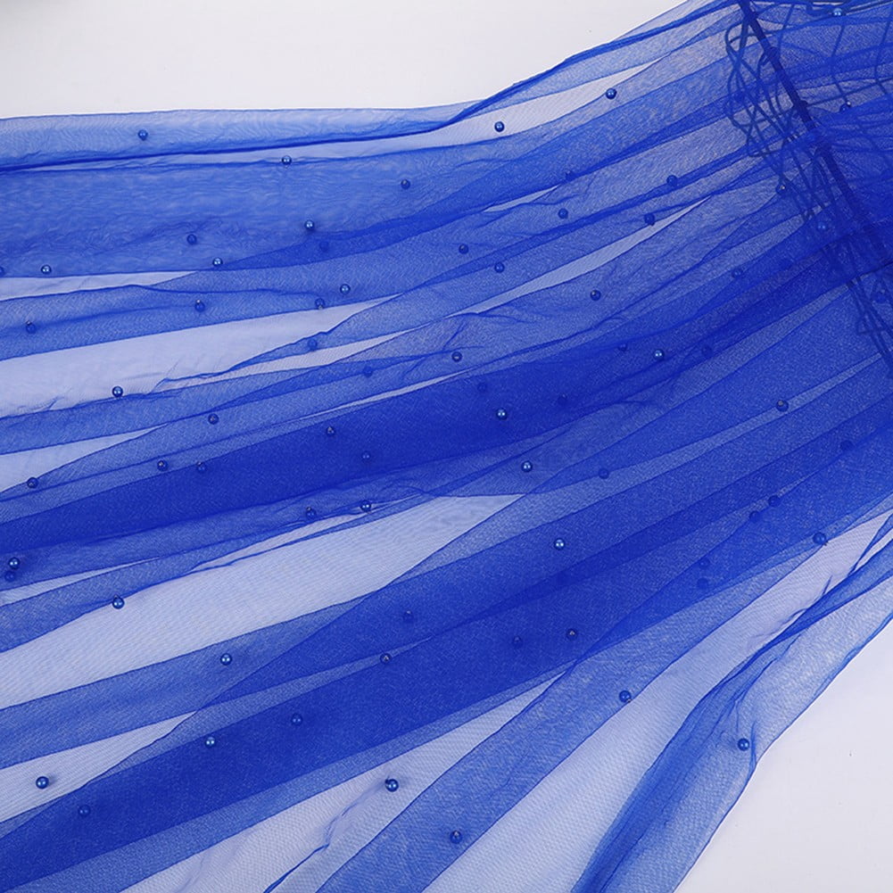 1yard Pearls Tulle Fabric For Bouquet Packaging,Background Props ...