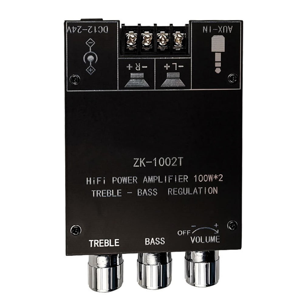 2.0 Channel Amp Board Module With Treble And Bass Control, Bt And Aux ...