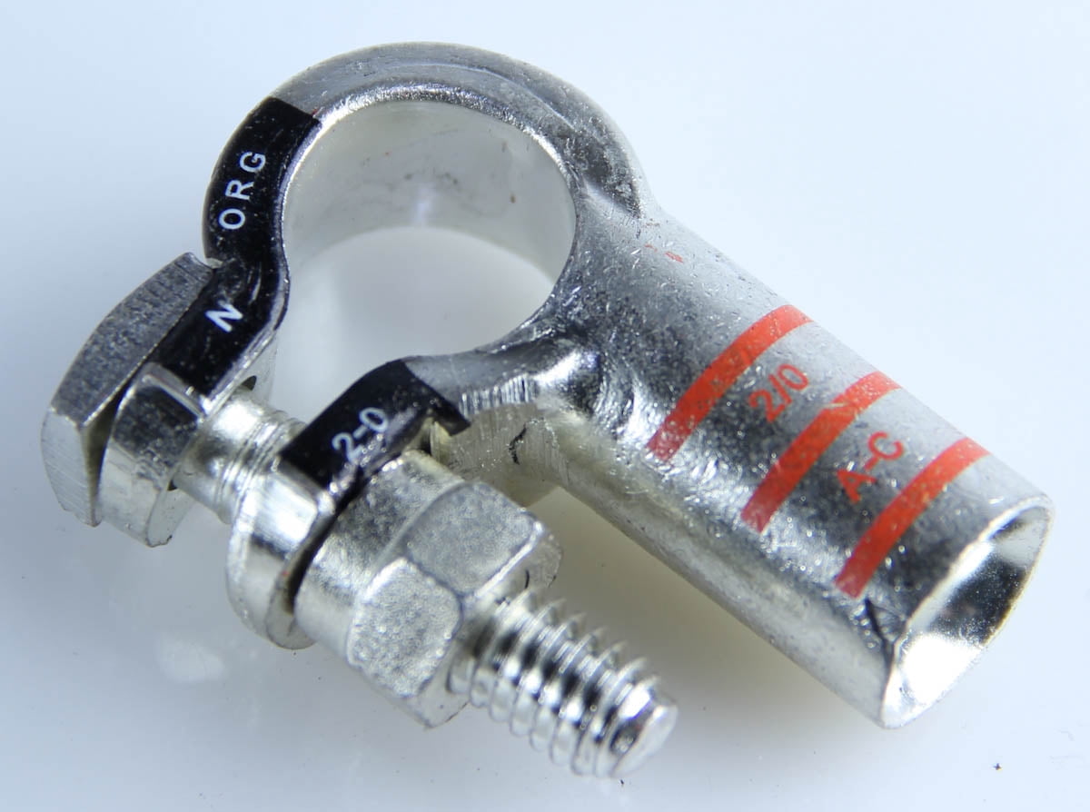 2/0 Ga. Negative Left Elbow Battery Terminals (1 per pack) - Walmart.com