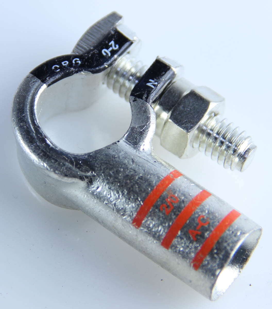 2/0 Ga. Negative Right Elbow Battery Terminals (1 per pack) - Walmart.com