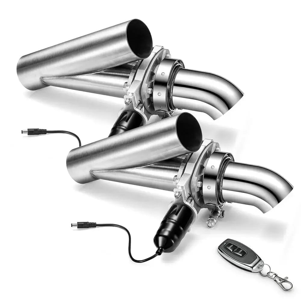 SPEEDWOW 2.0 Inch Dual Electric Exhaust Cutout Valve Remote Switch ...