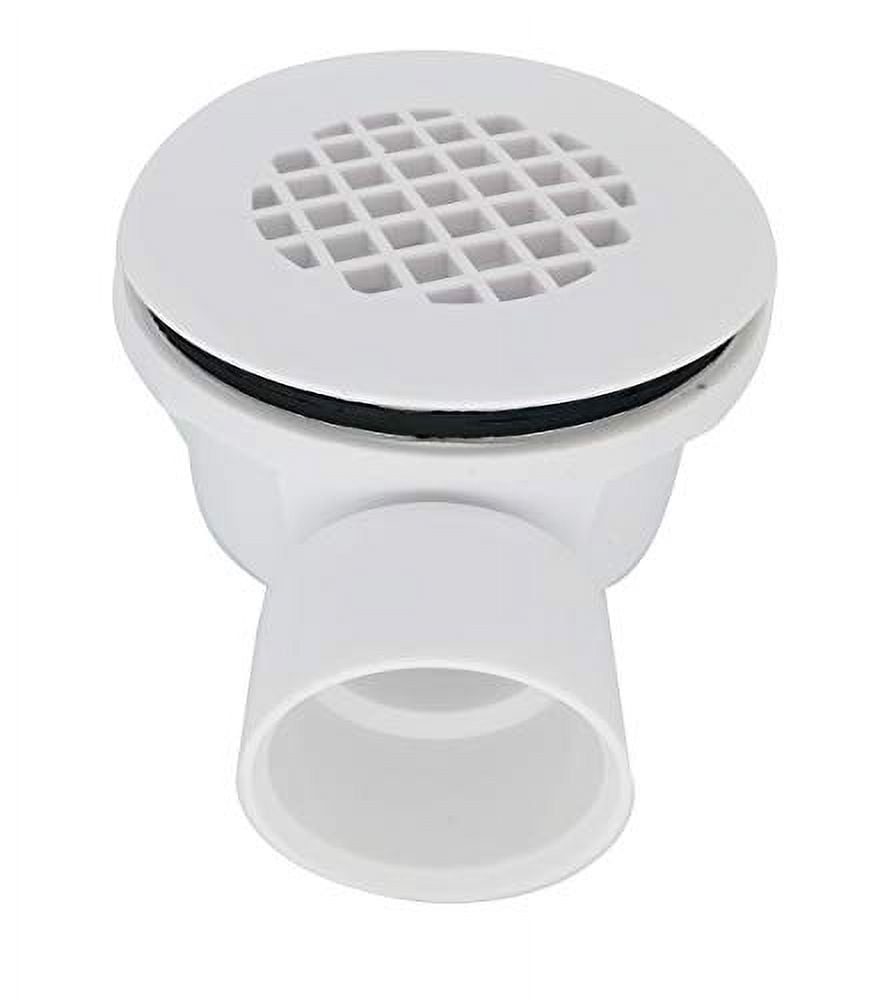 2.0" Replacement Shower Base Drain, PVC 2.0" Side Outlet Drain ...