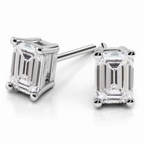 Diamond-Capitals 2.00 Carat D/VVS1 Round Lab Created Diamond Stud ...