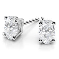 Diamond-Capitals 2.00 Carat D/VVS1 Round Lab Created Diamond Stud ...