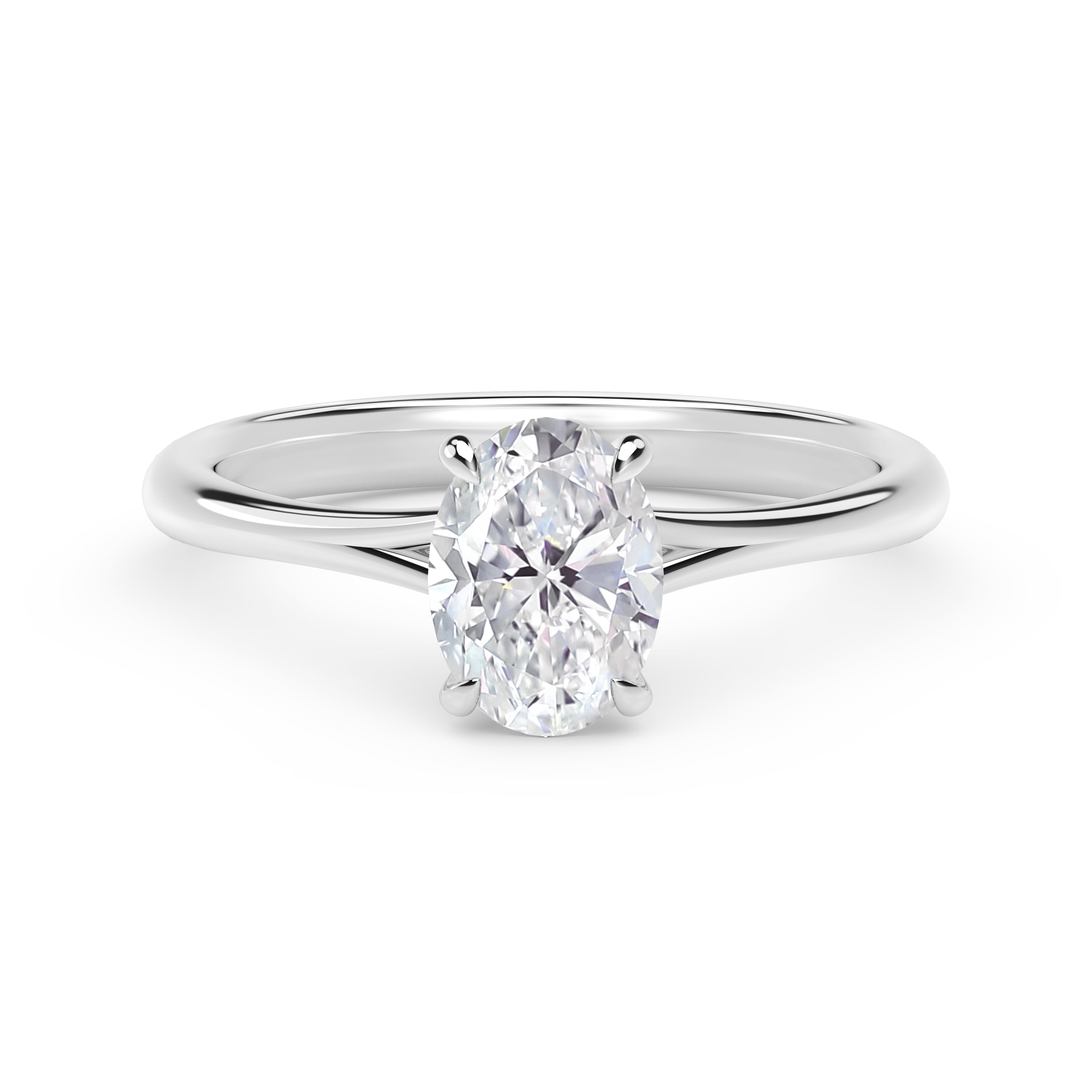 Diamond-Capitals 2.00 Ct Solitaire Oval Diamond Anniversary Wedding ...