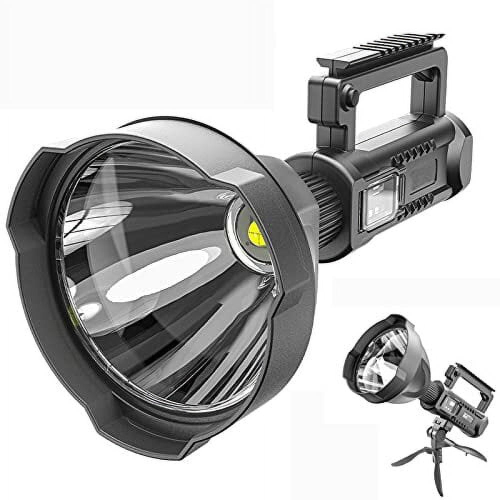 2,000 Lumens Rechargeable Flashlight/Spotlight with Removeable Tripod ...