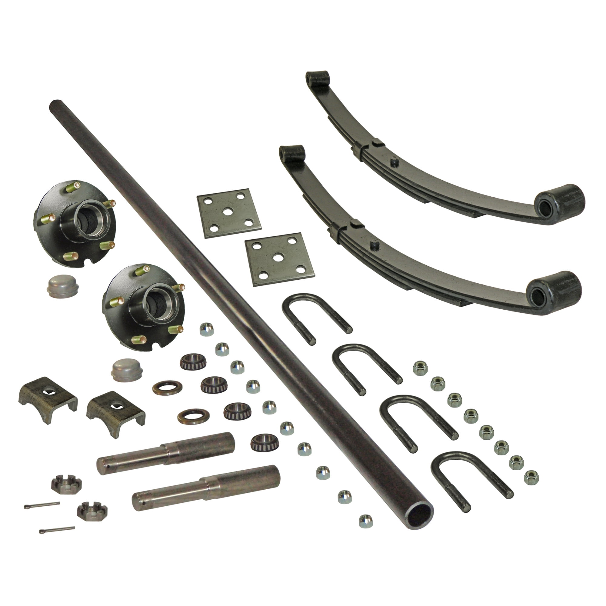 2,000 Pound Adjustable Trailer Axle Kit with 5-Bolt Hubs - Walmart.com