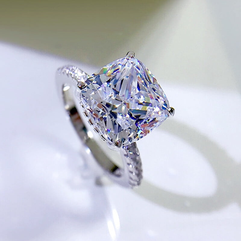 2.00Ct Cushion Cut Lab-Created Diamond For Women's Wedding Ring 14K ...